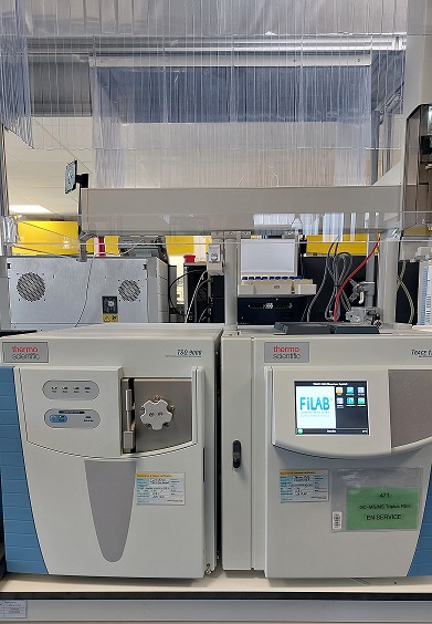 Laboratoire d'analyse par GC-MSMS