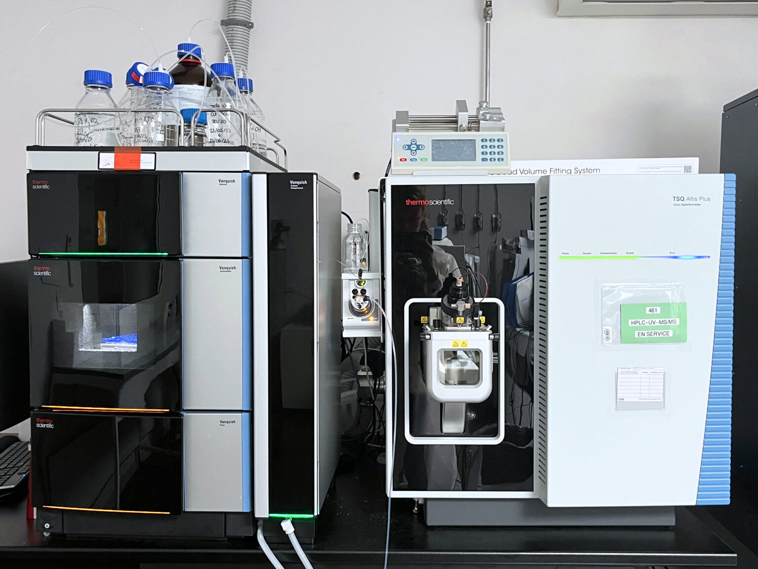 Analyse par LC-MSMS Altis en laboratoire