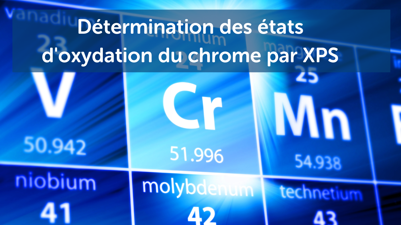 Determination of chromium oxidation states by XPS - FILAB